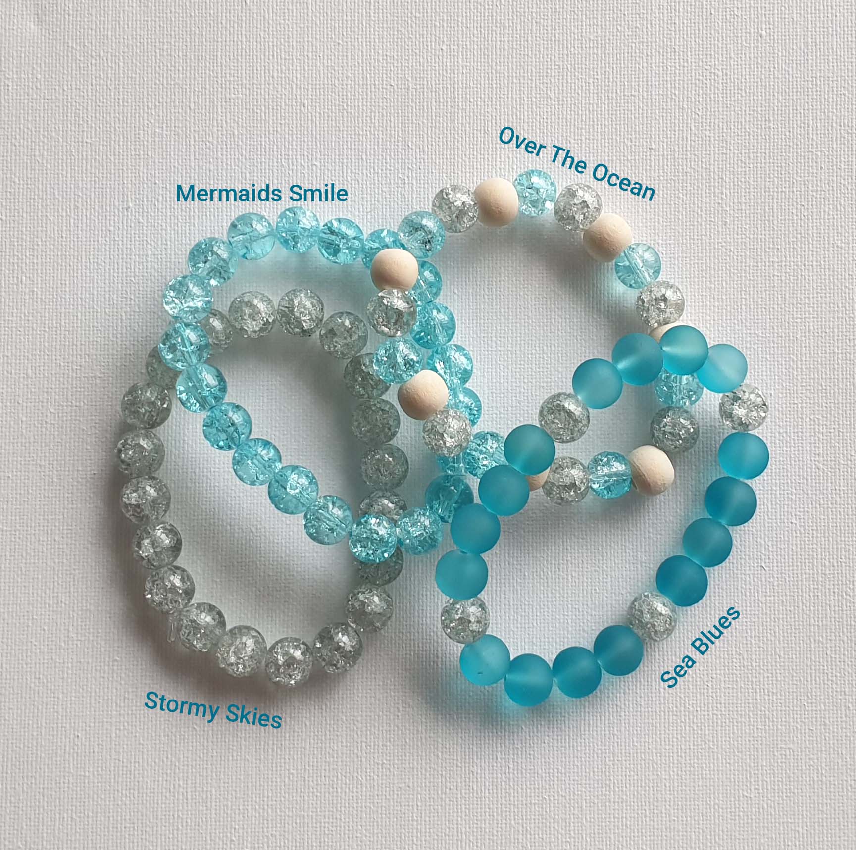 Glass Bead Bracelets – Twine & Sea