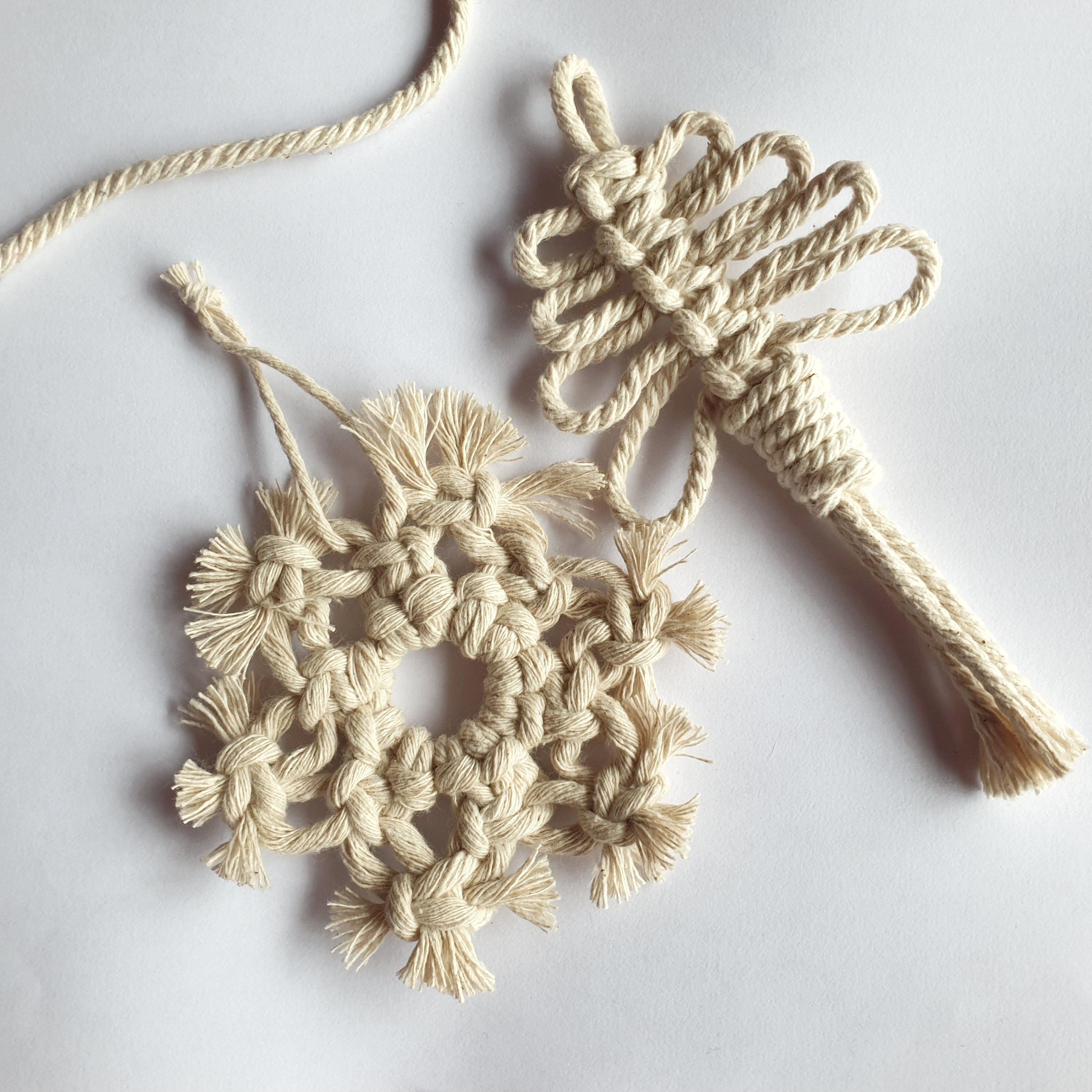 Macrame Christmas Decorations – Twine & Sea
